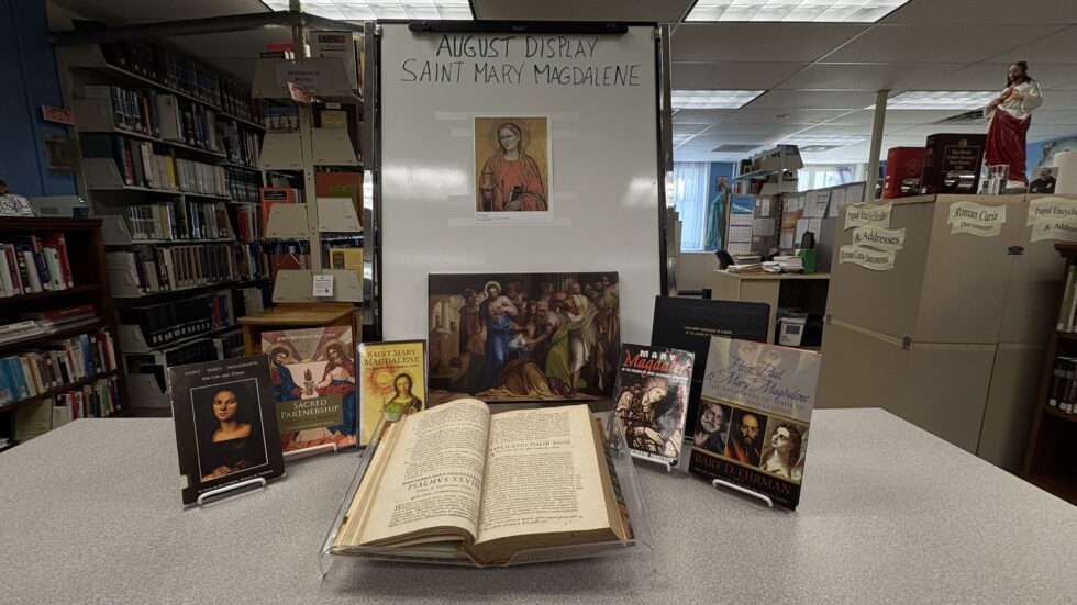 St. Mary Magdalene -August Library Display - Holy Apostles College ...