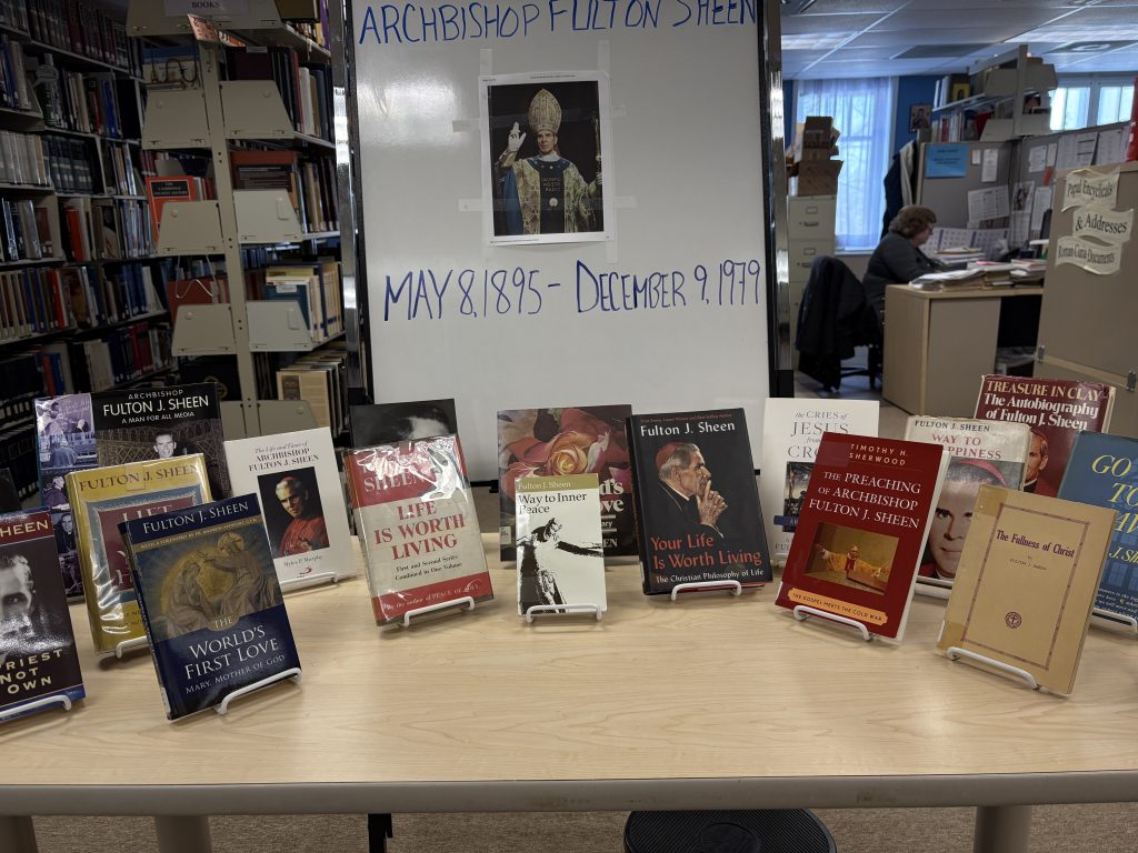 Venerable Fulton J. Sheen - January Library Display - Holy Apostles ...